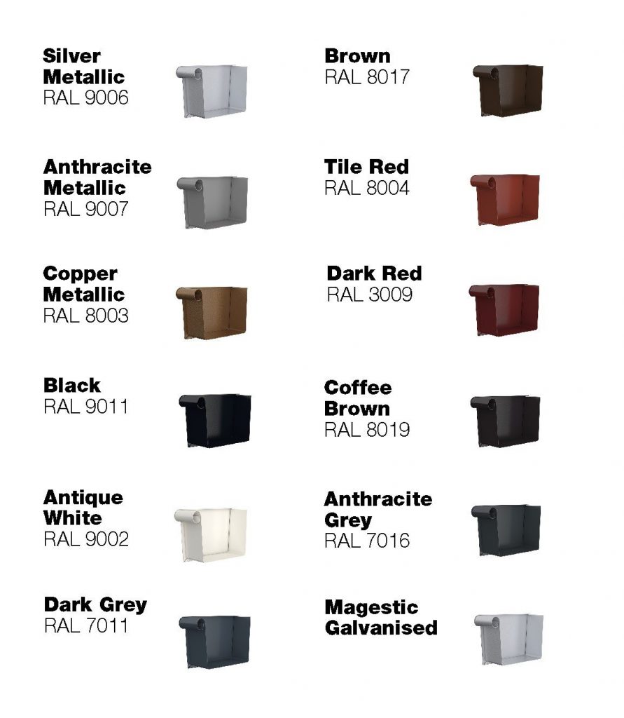 Lindab Rectangular Guttering | The Metal Roof Company